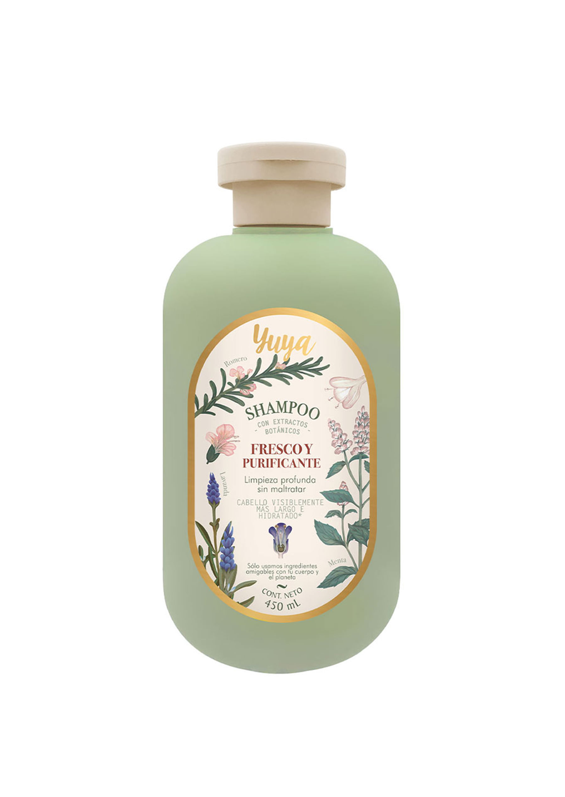 YUYA SHAMPOO FRESCO Y PURIFICANTE - CRECIMIENTO - MENTA PARA MUJER 42662